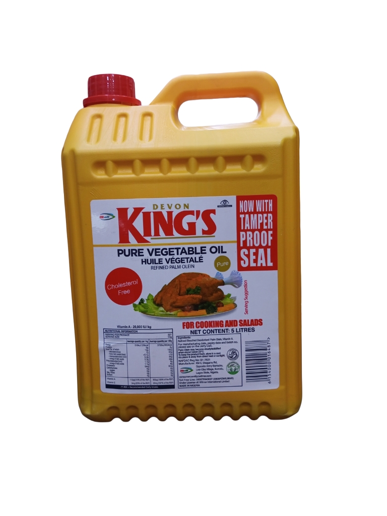 Devon Kings Pure Vegetable Oil 5 litre - Reno Superstores | Online ...