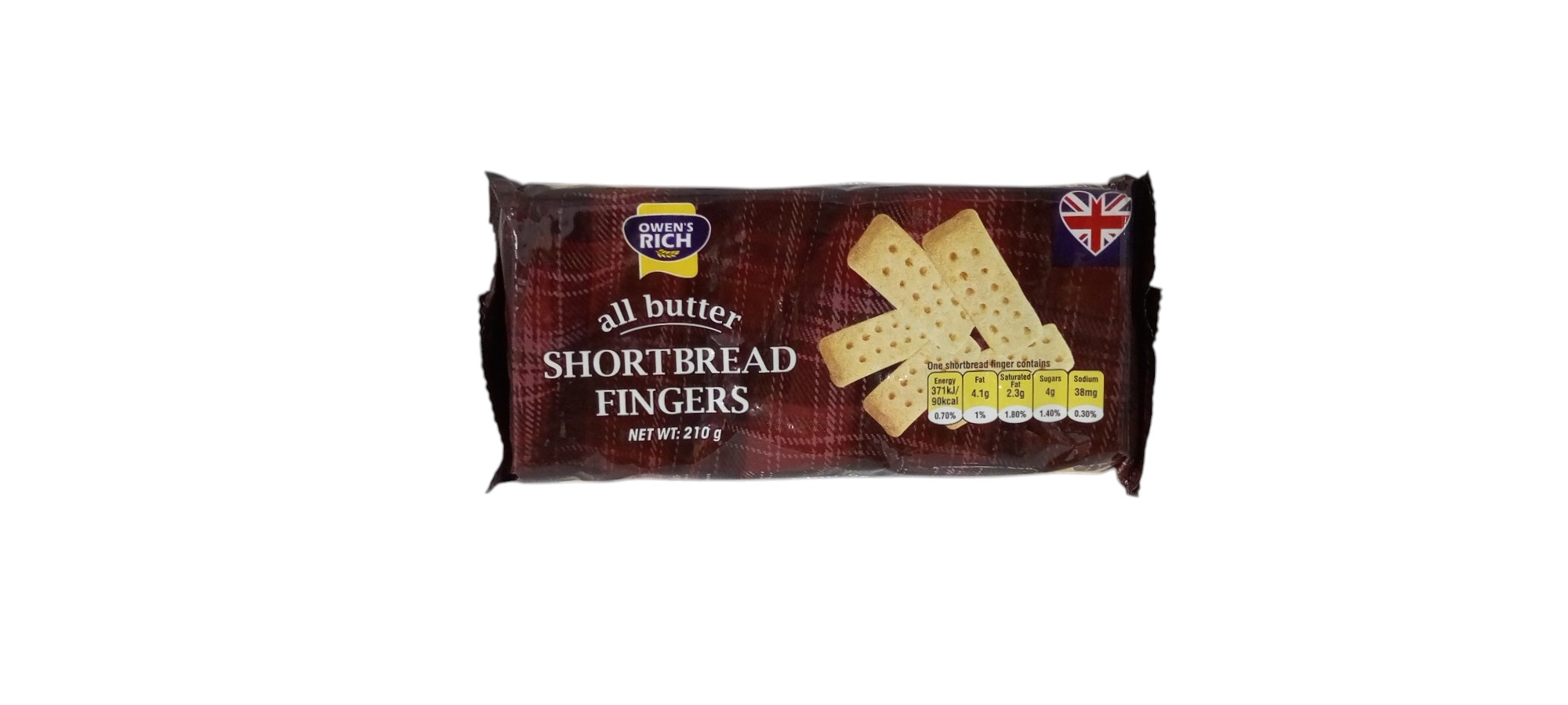 Owen's Rich shortbread 210g - Reno Superstores | Online Supermarket
