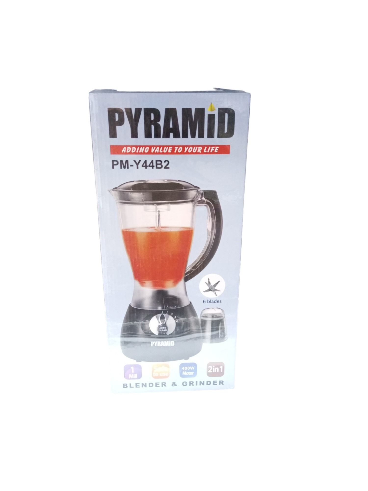 Pyramid blender & grinder 400w - Reno Superstores | Online Supermarket